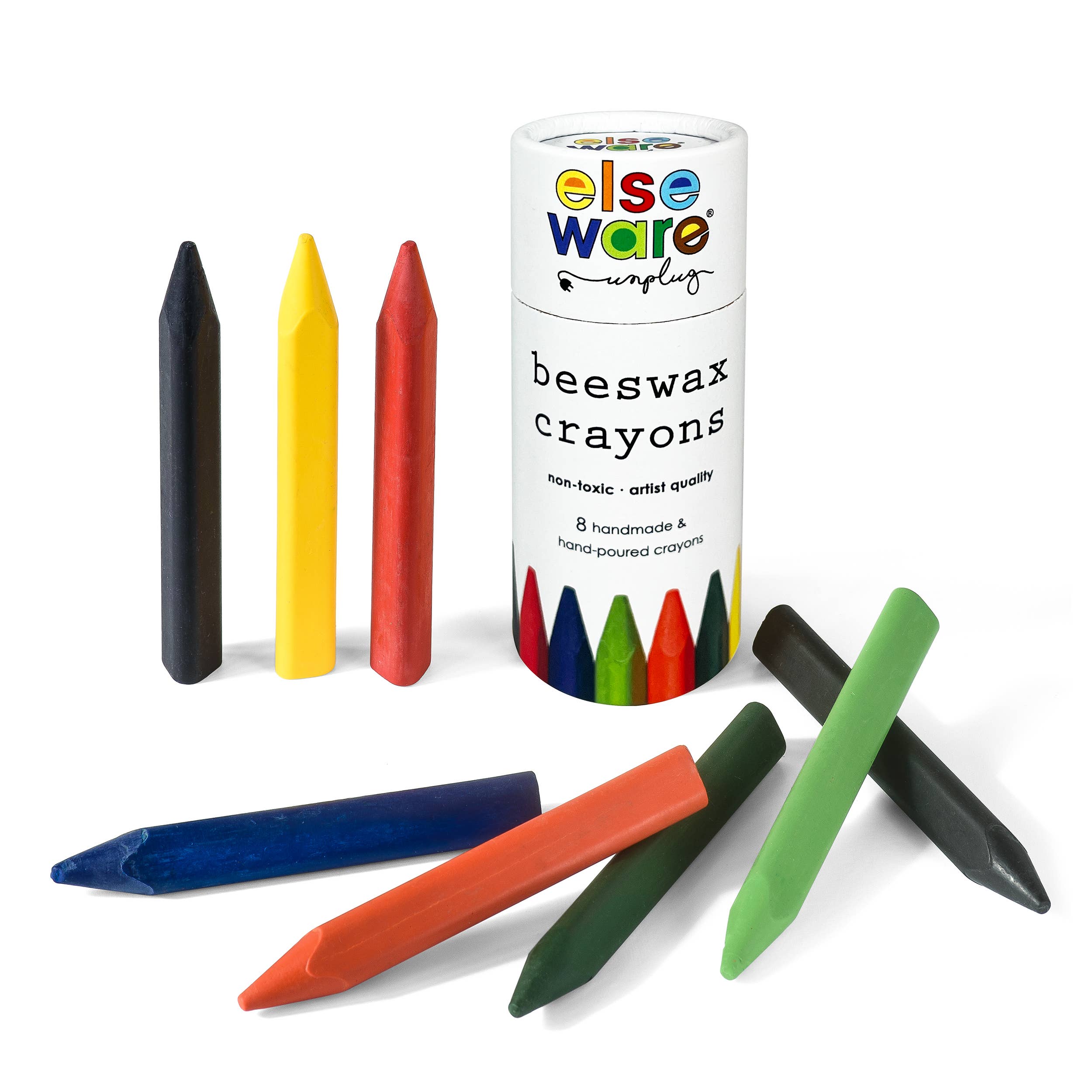 Beeswax Crayons - Triangle - 8 Natural & Non-Toxic Colors – Young Eden